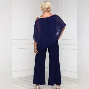 MSK | Pants & Jumpsuits | Msk Womens Chiffon Overlay Jumpsuit With ...